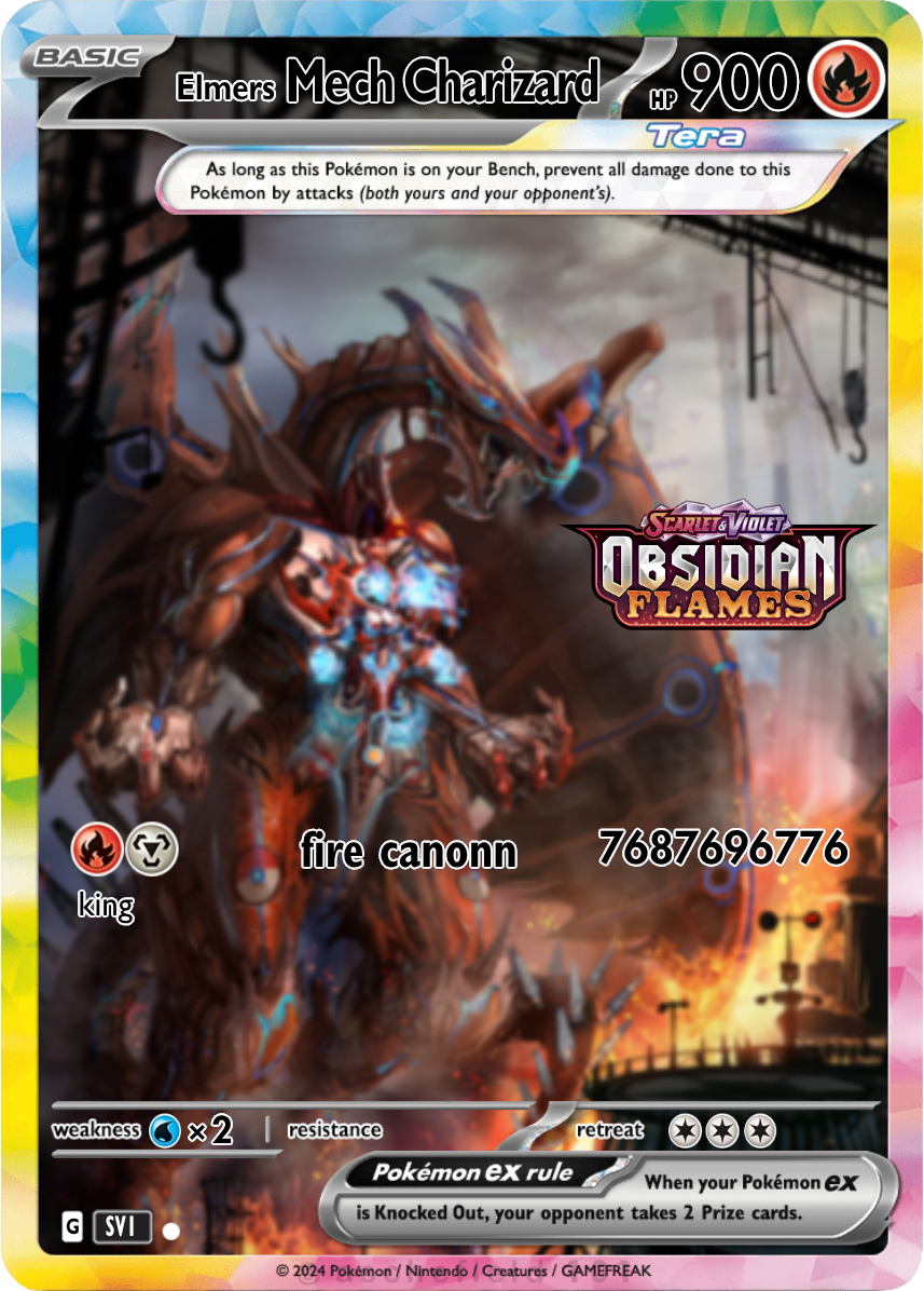 Mech Charizard - ep-God | Pokécardmaker.net