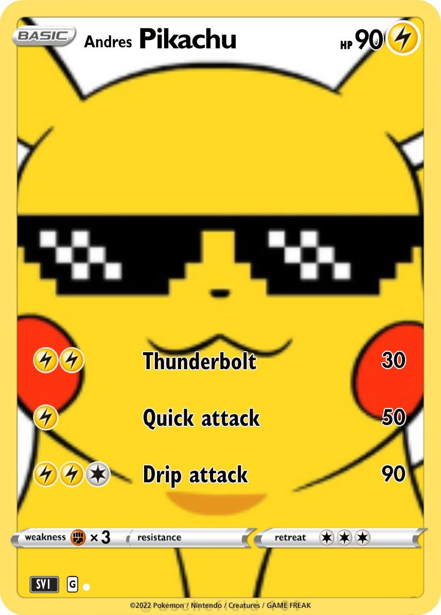 Pikachu - ep-God | Pokécardmaker.net