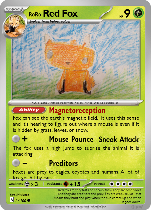 Red Fox - eric314 | Pokécardmaker.net