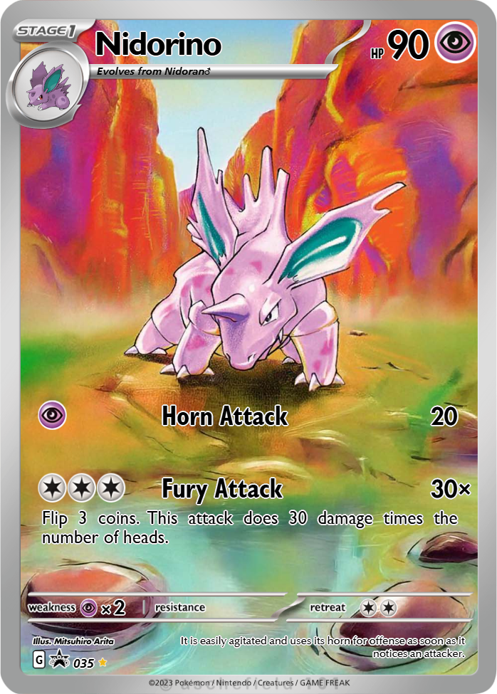 Nidorino - esosa | Pokécardmaker.net
