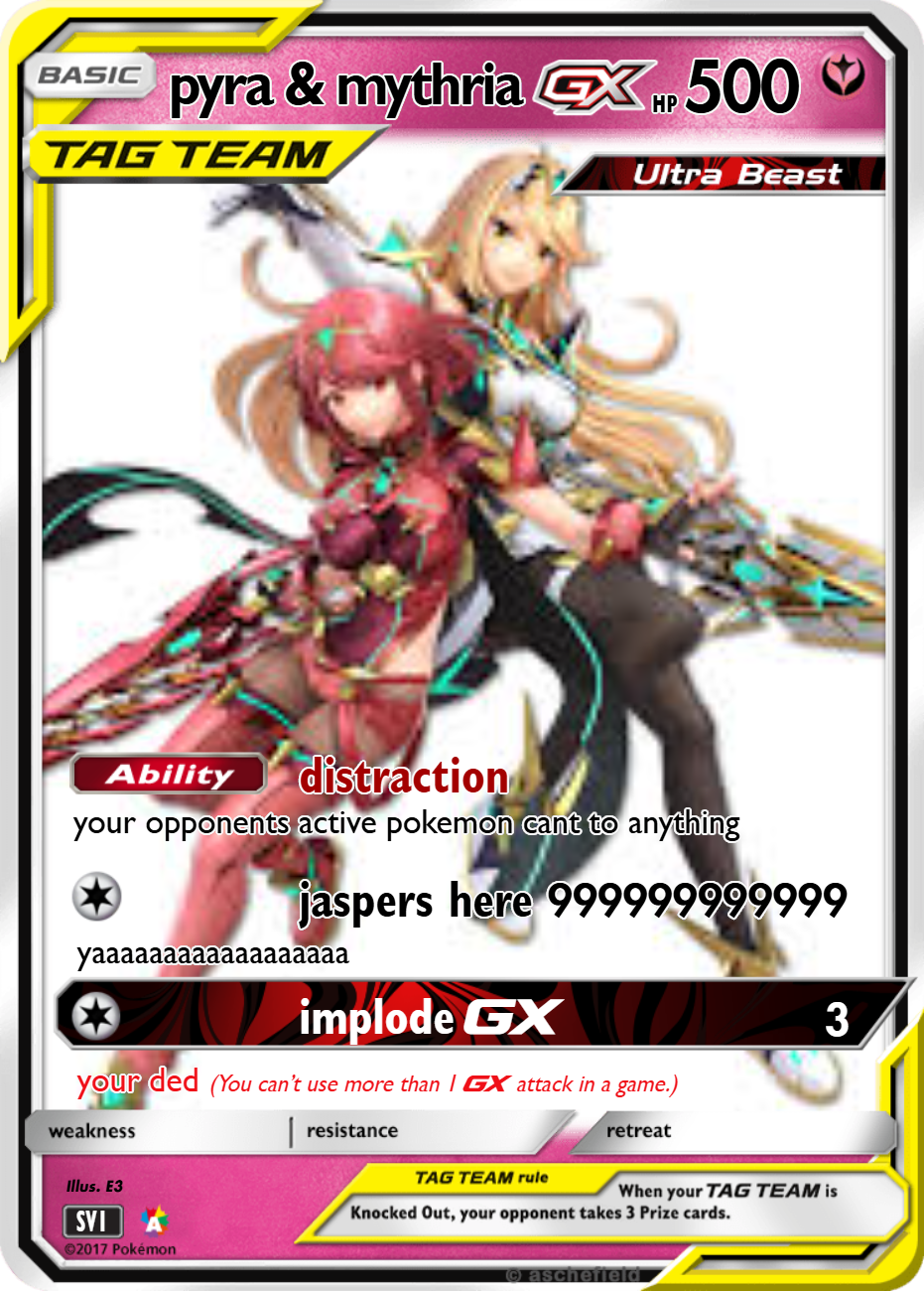 pyra & mythria - etwams | Pokécardmaker.net