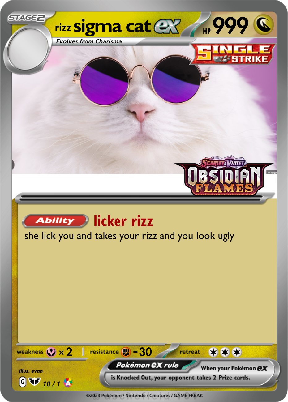 sigma cat - evang | Pokécardmaker.net