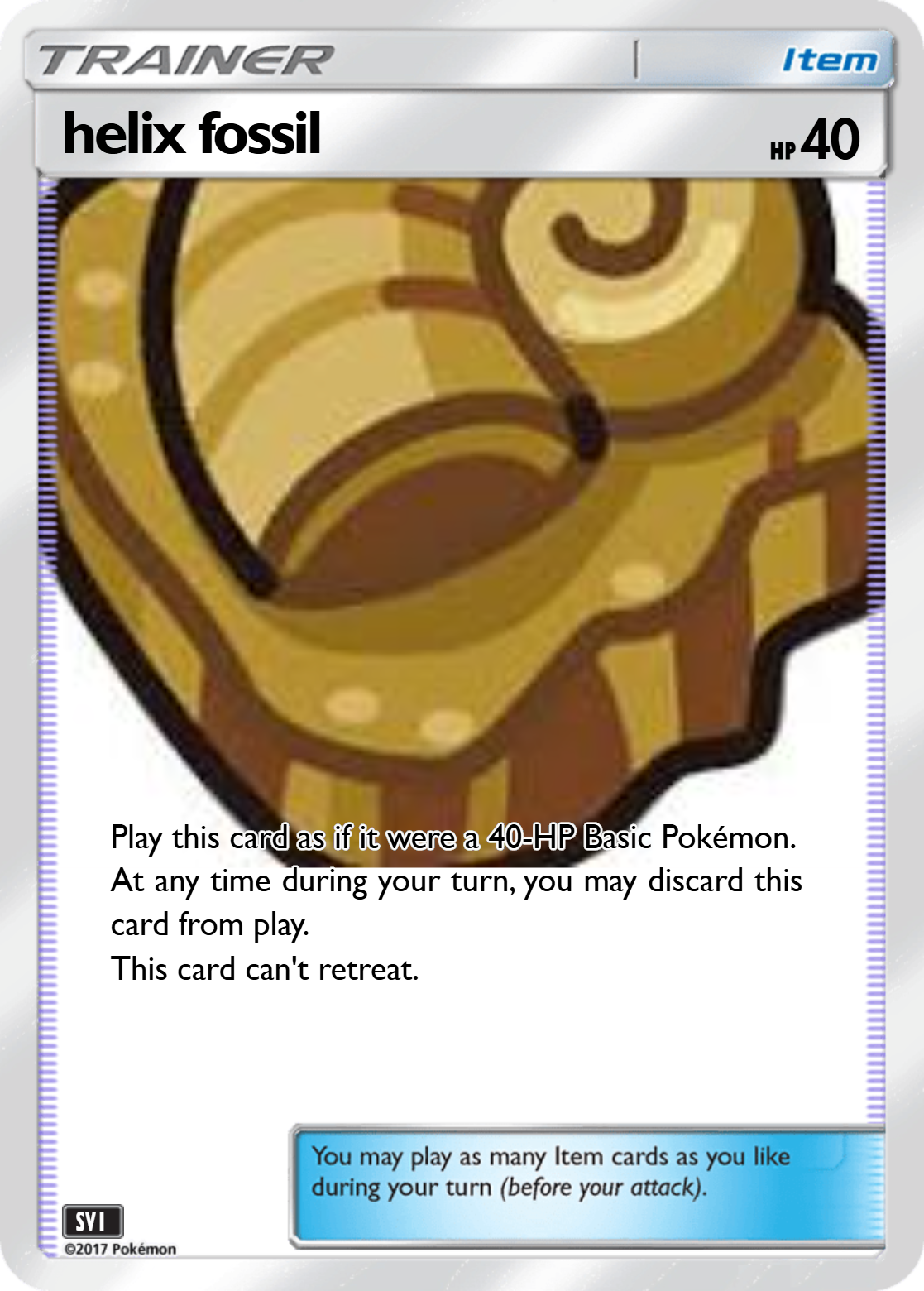 helix fossil - ferro | Pokécardmaker.net
