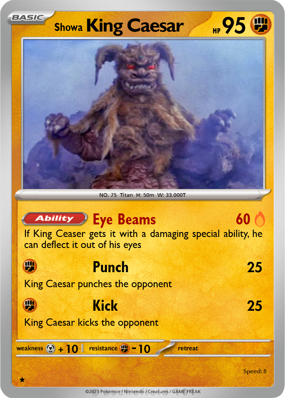 King Caesar - filips11 | Pokécardmaker.net