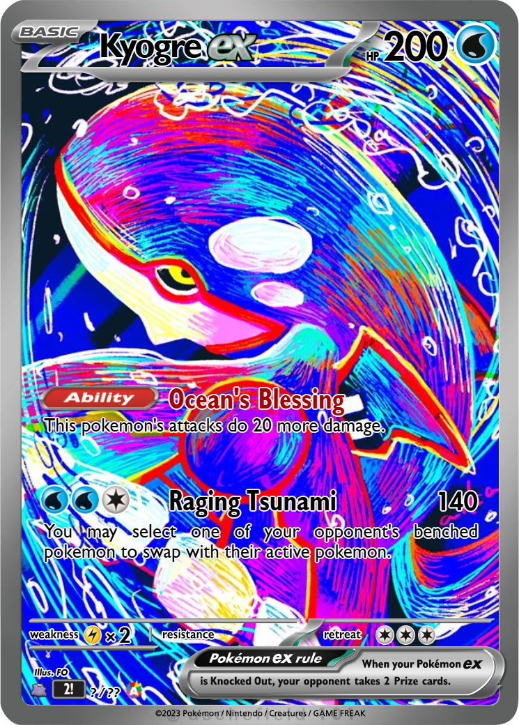 Kyogre - finn2456 | Pokécardmaker.net