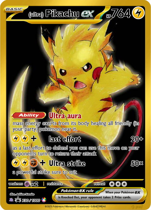 Pikachu - fire_gold513 | Pokécardmaker.net