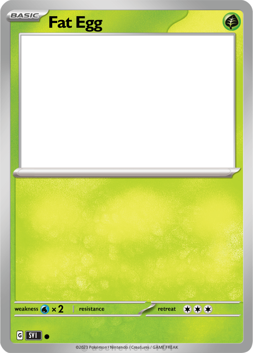 Fat Egg - fleezy | Pokécardmaker.net