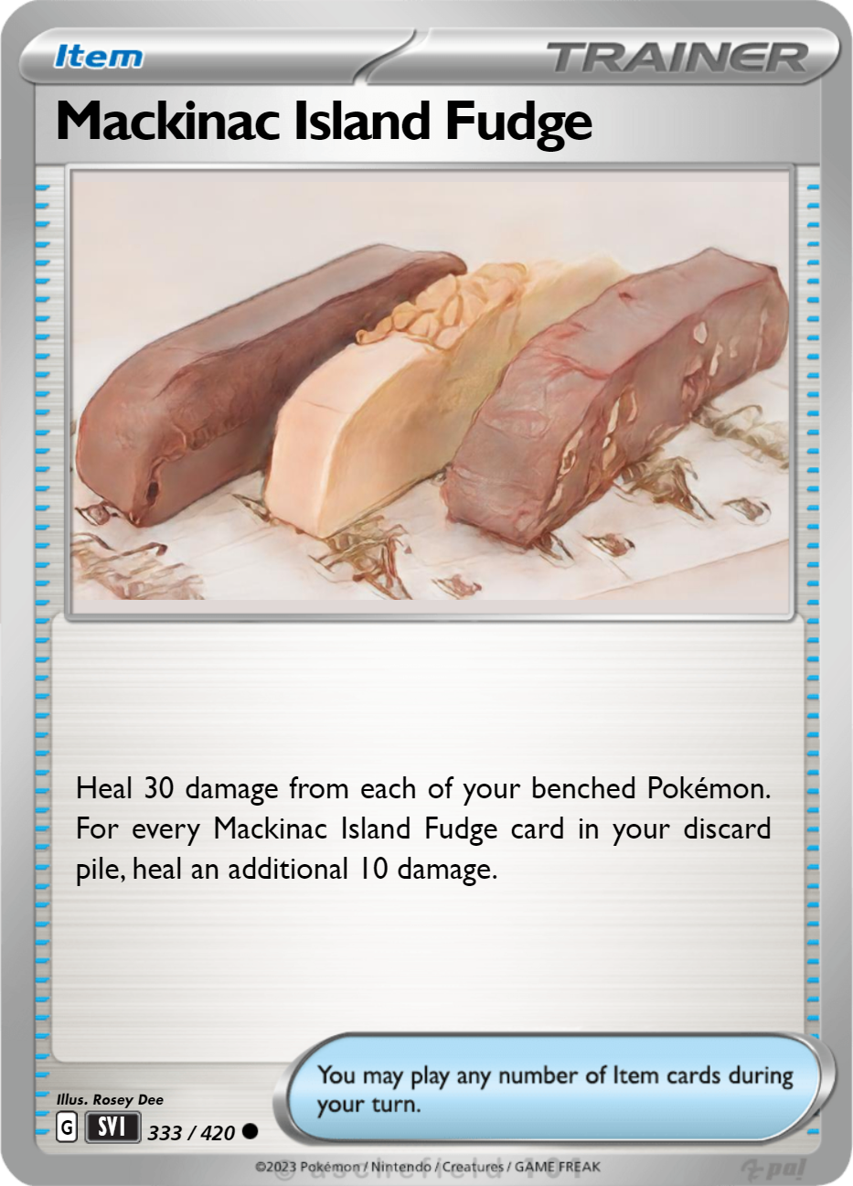 Mackinac Island Fudge - frazzi17 | Pokécardmaker.net