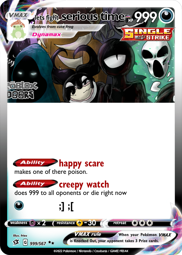 serious time - fries | Pokécardmaker.net