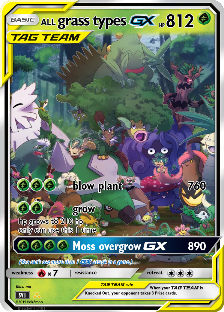 grass types - ggu | Pokécardmaker.net