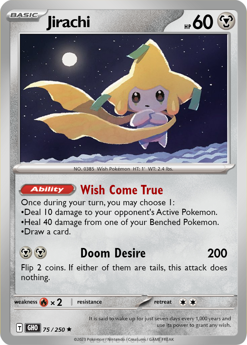 Jirachi - ghost_em | Pokécardmaker.net