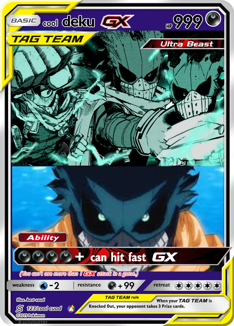 deku - goku | Pokécardmaker.net