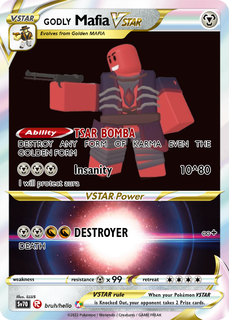 Mafia - goofyballuy63724 | Pokécardmaker.net