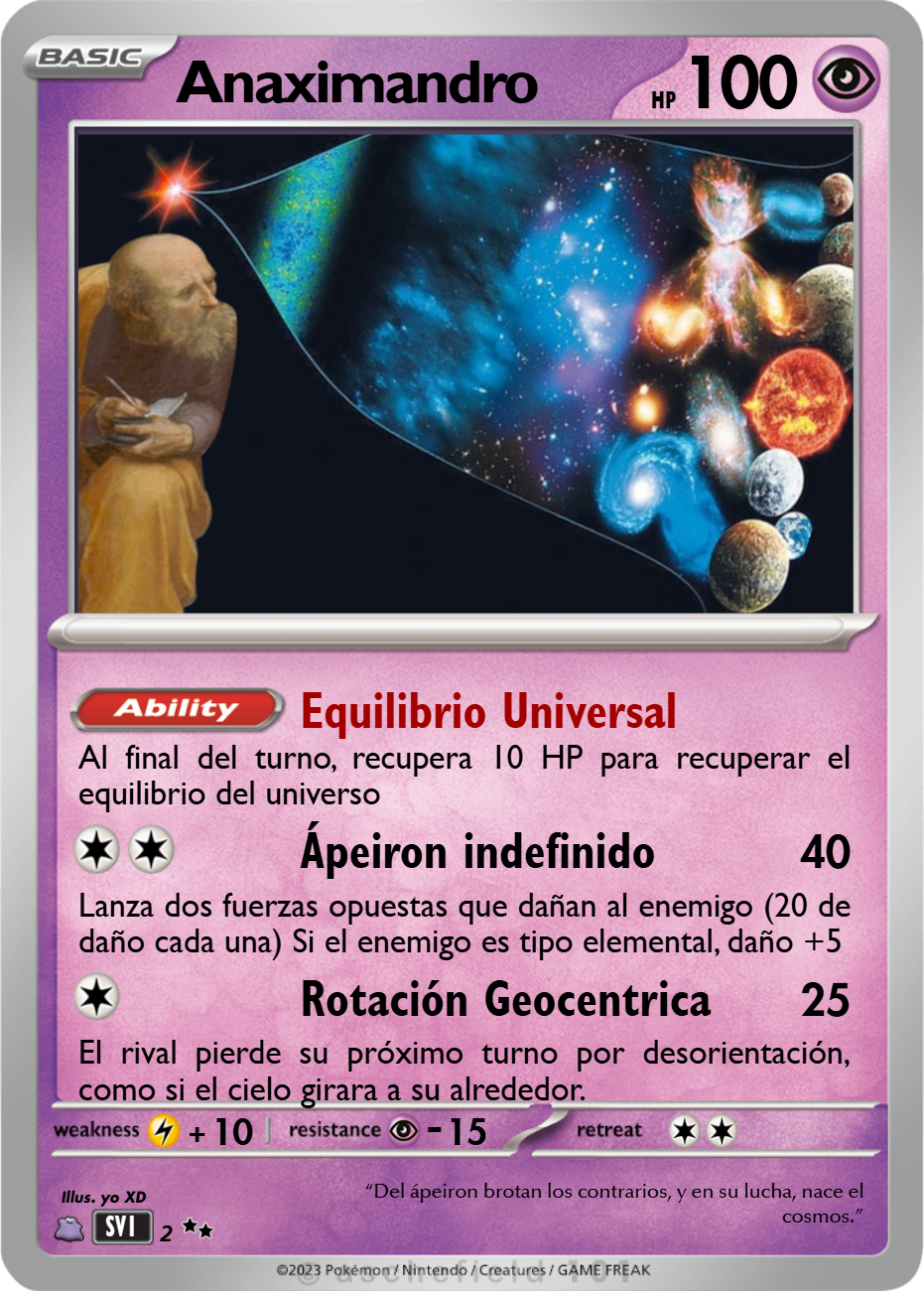 Anaximandro - greenwood77 | Pokécardmaker.net