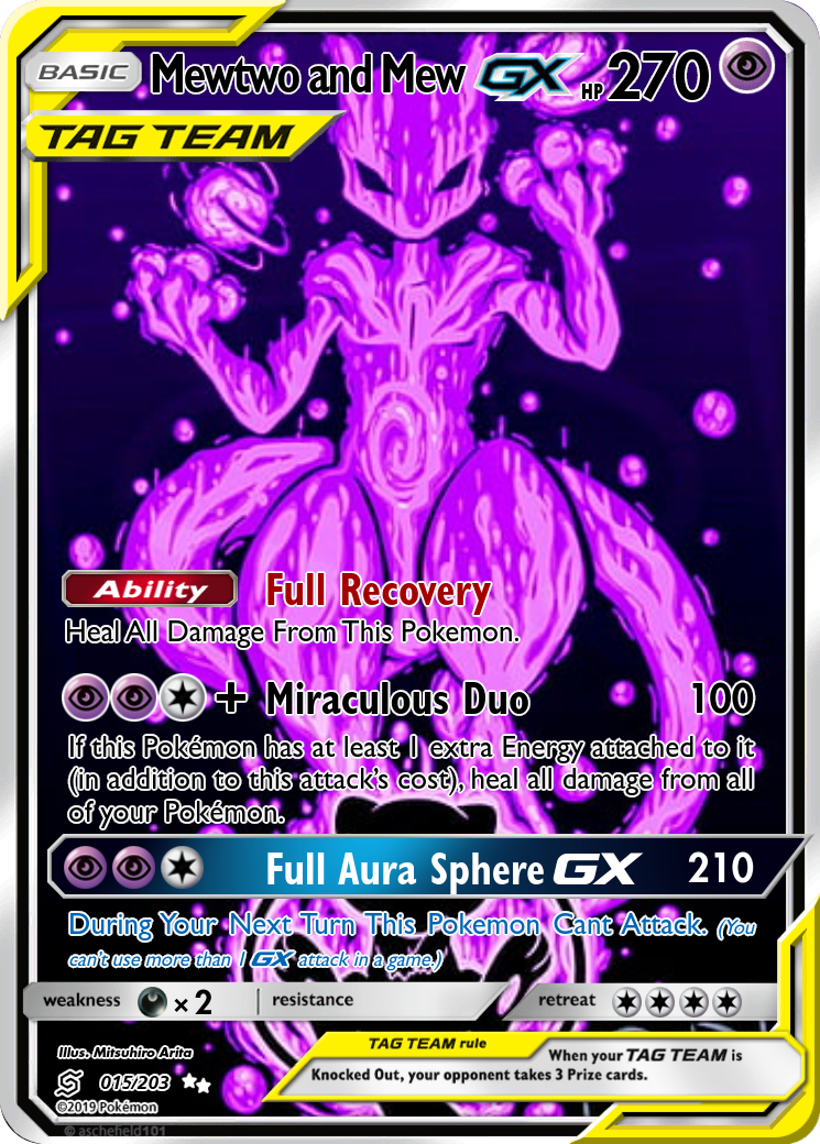 Mewtwo and Mew - gtrboi56 | Pokécardmaker.net
