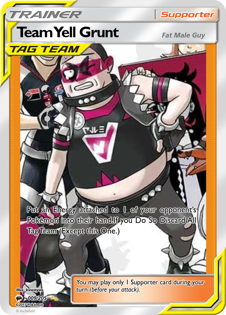 Team Yell Grunt - gtrboi56 | Pokécardmaker.net