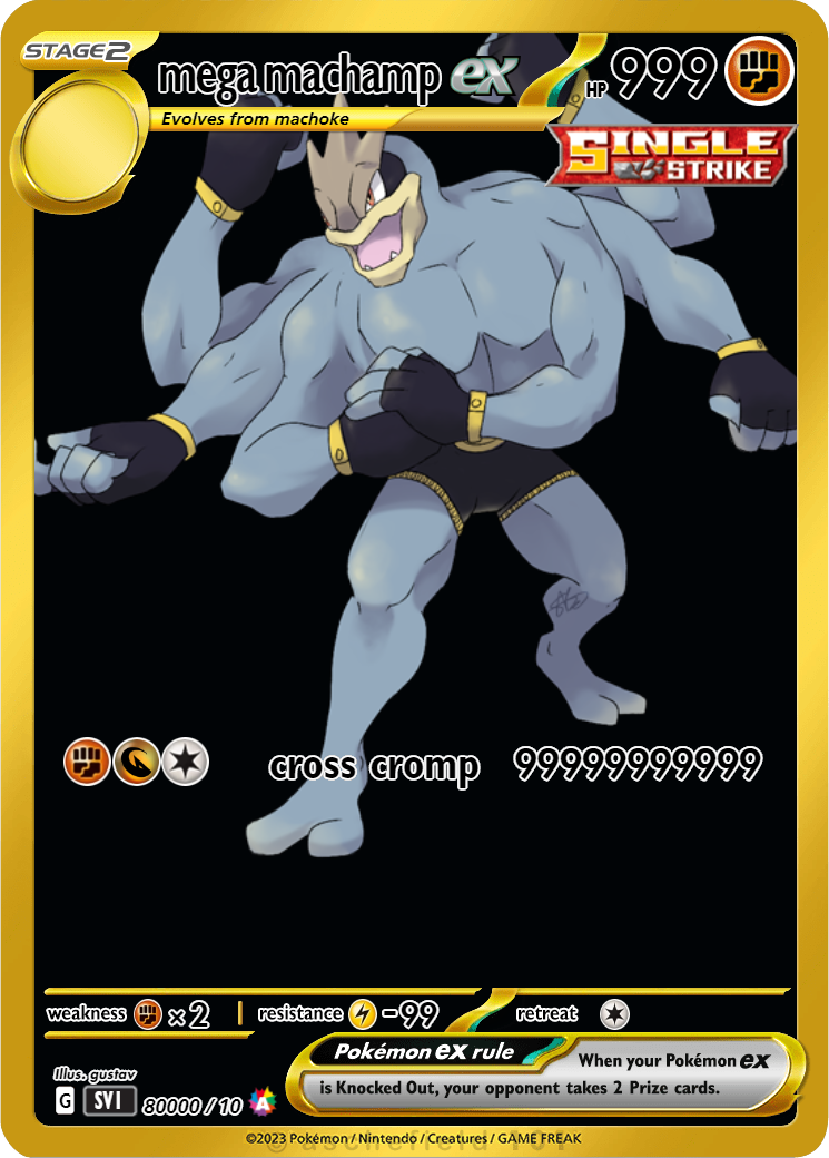 mega machamp - gurra | Pokécardmaker.net