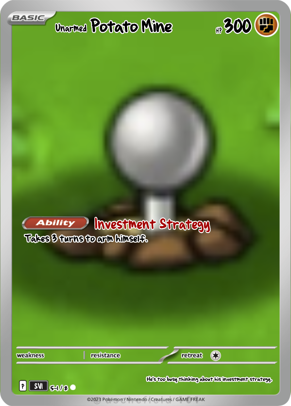 Potato Mine - guygaming647 | Pokécardmaker.net