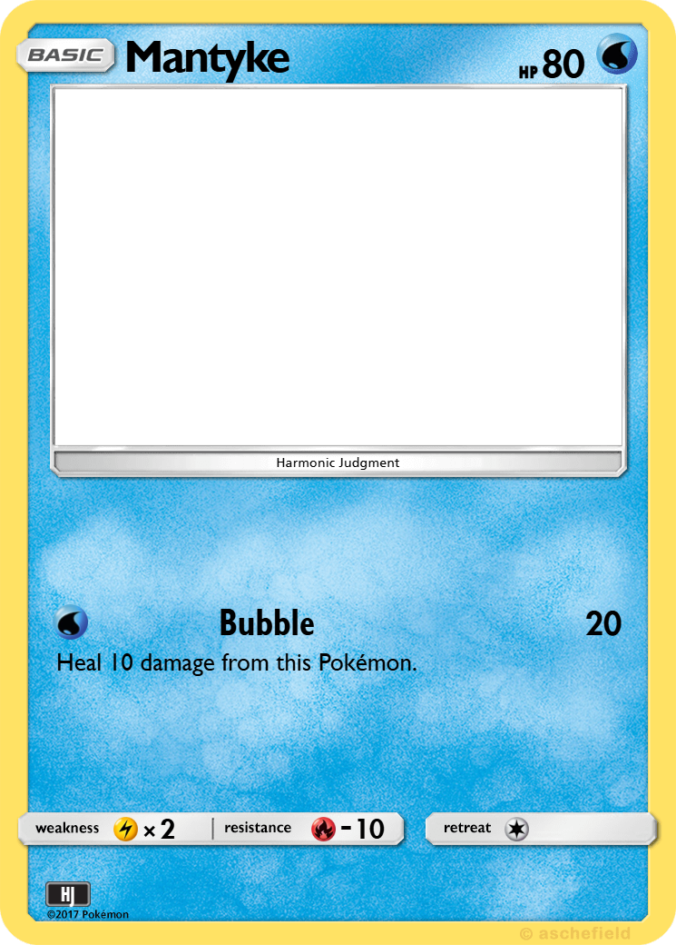 Mantyke - harmony6 | Pokécardmaker.net