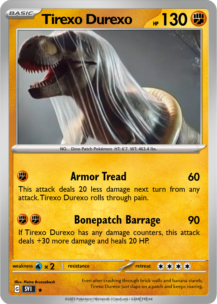 Tirexo Durexo - hectorinspace | Pokécardmaker.net