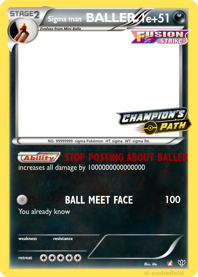BALLER - heheh | Pokécardmaker.net