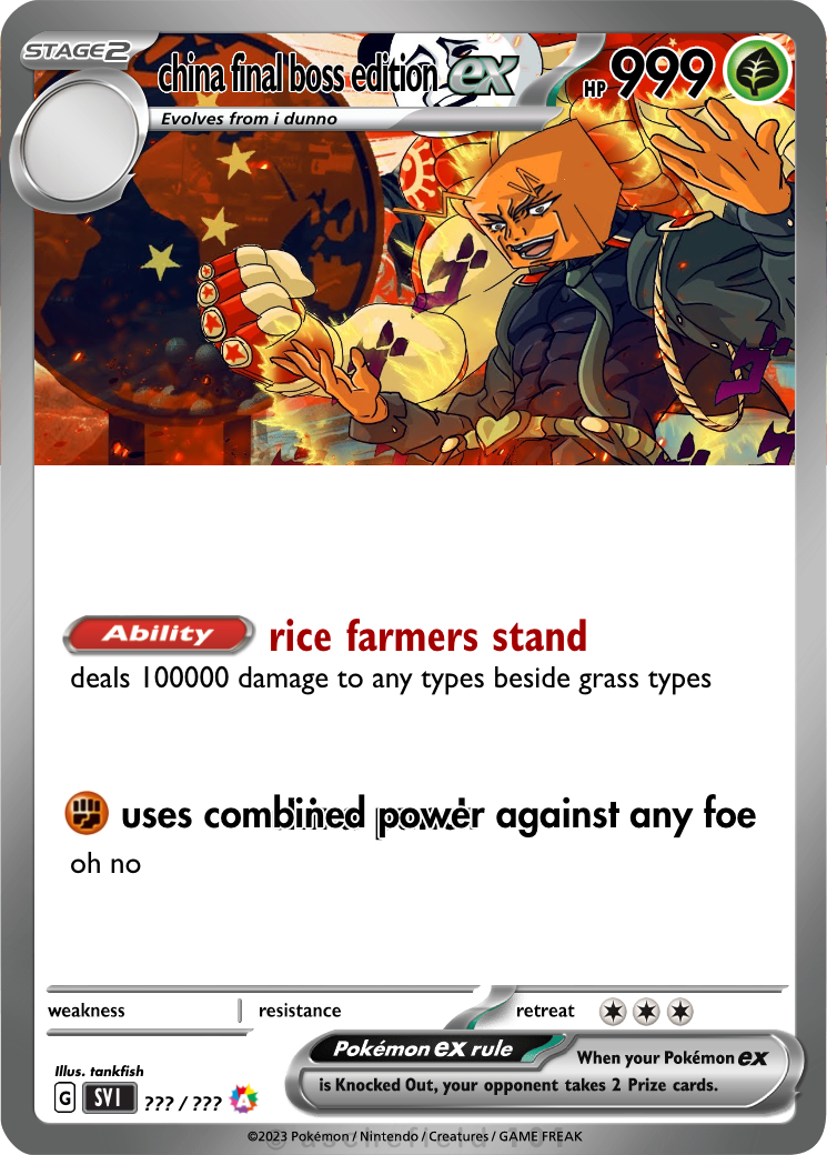 china final boss edition - hello123 | Pokécardmaker.net