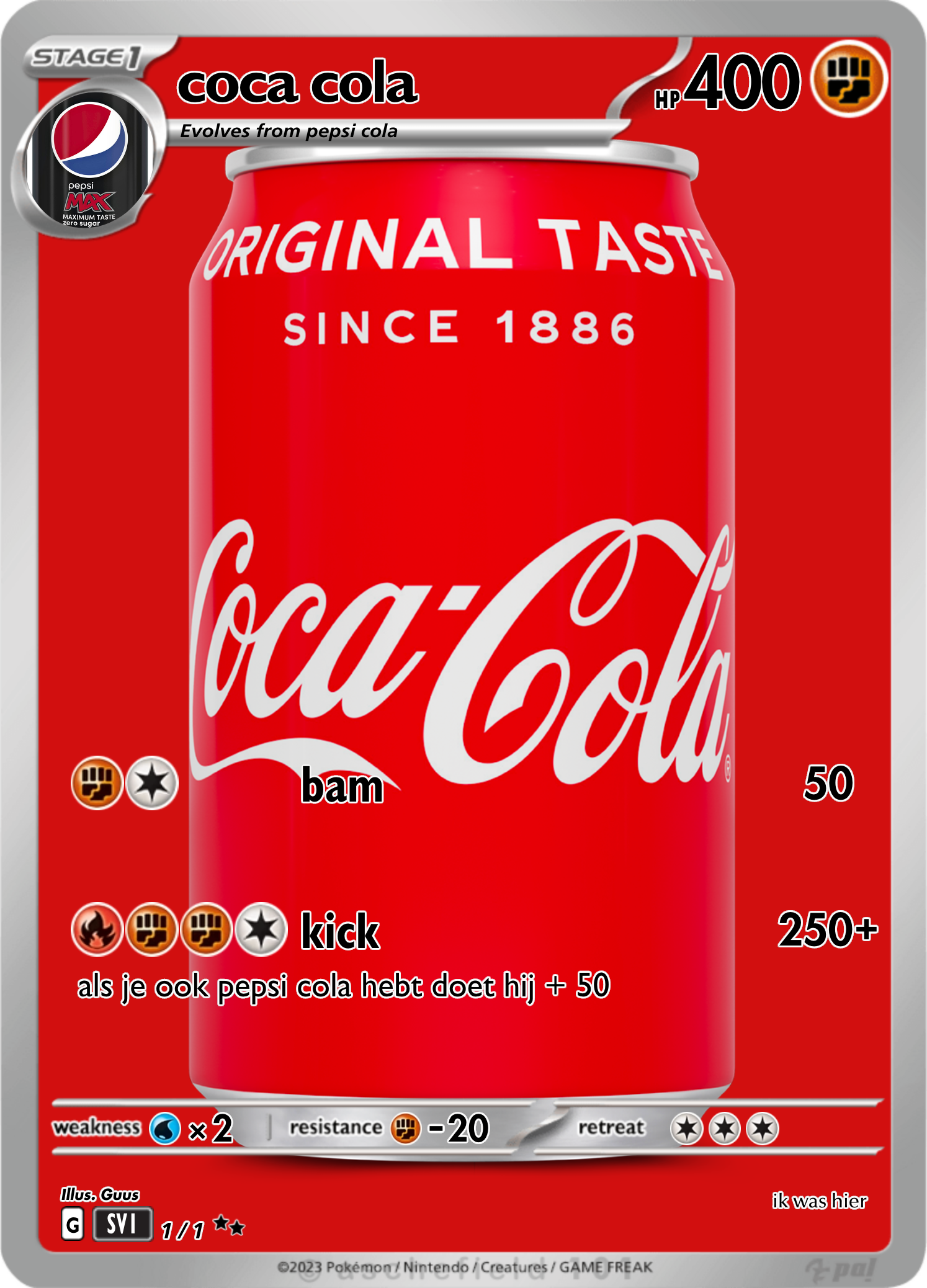coca cola - henkie | Pokécardmaker.net