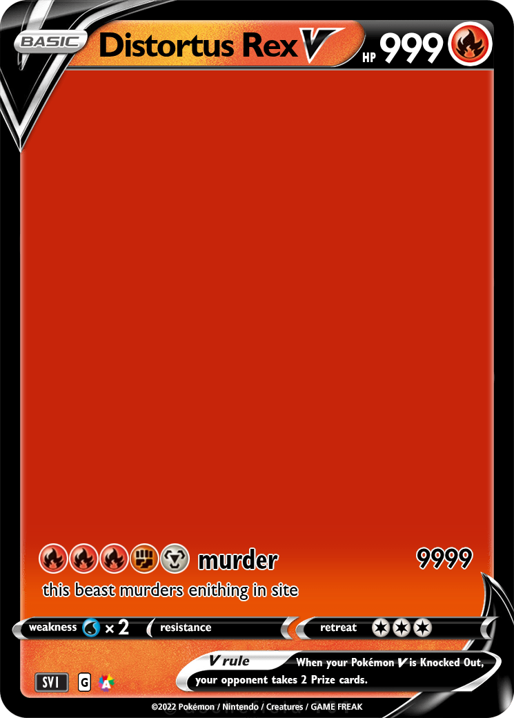 Distortus Rex - henry5799 | Pokécardmaker.net
