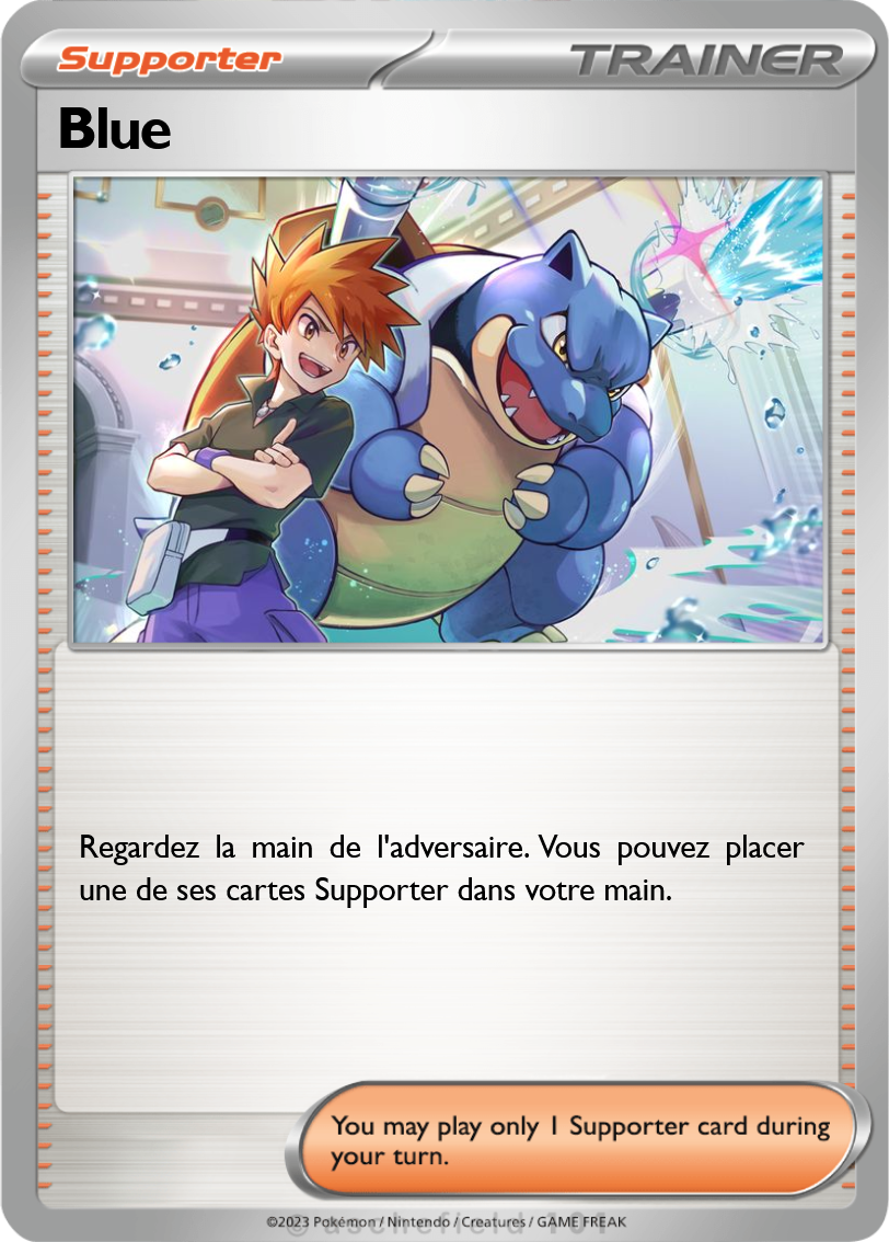 Blue - hitorigamix | Pokécardmaker.net