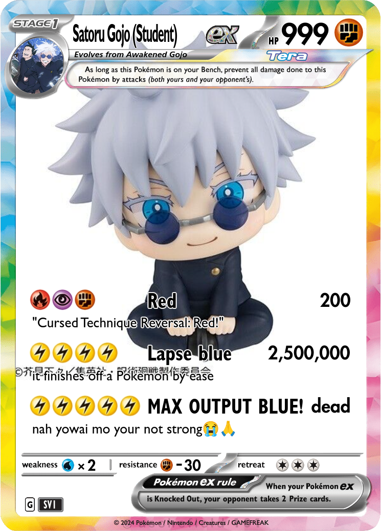 Satoru Gojo (Student) - hixd- | Pokécardmaker.net