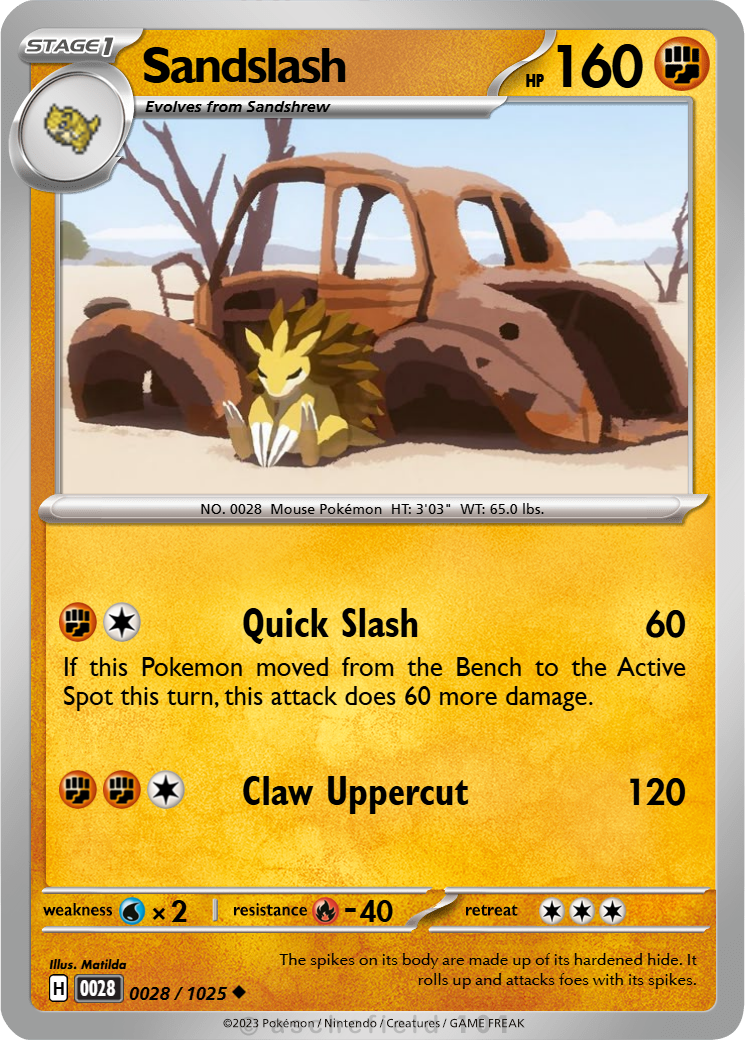 Sandslash - hongze | Pokécardmaker.net