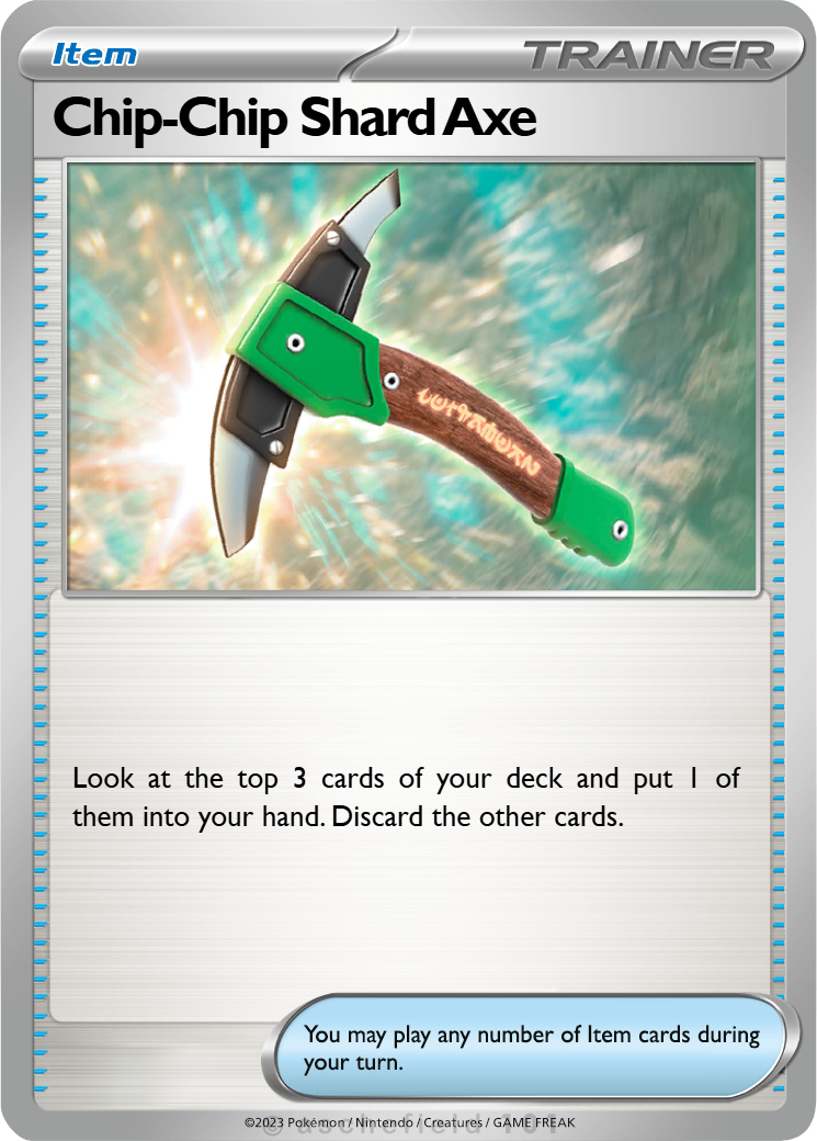 Chip-Chip Shard Axe - horue | Pokécardmaker.net