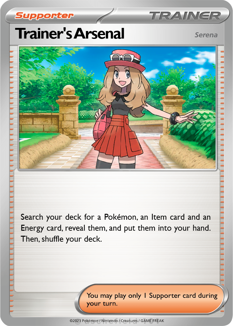 Trainer's Arsenal - horue | Pokécardmaker.net