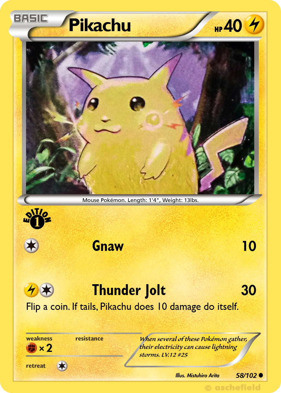Pikachu - i_love_ULTRAKILL | Pokécardmaker.net
