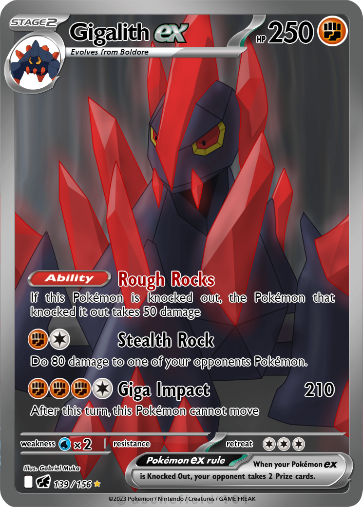 Gigalith - iceagebabyhatesme77 | Pokécardmaker.net