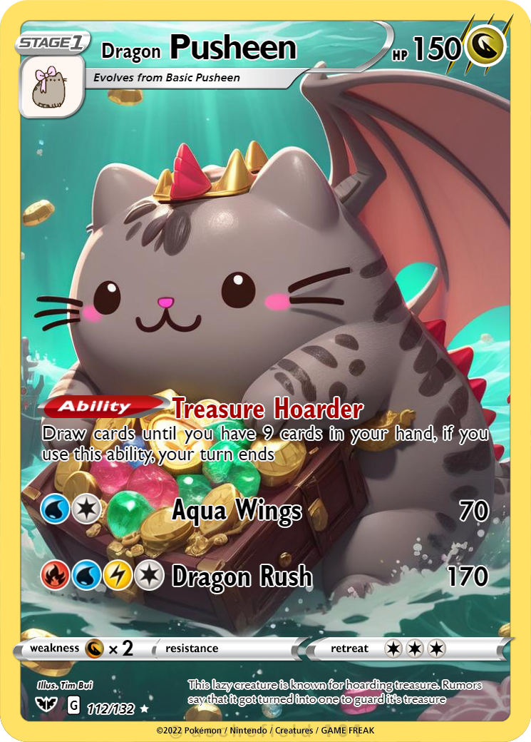 Pusheen - iceagebabyhatesme77 | Pokécardmaker.net