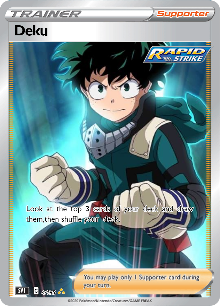 Deku - iceboy6758 | Pokécardmaker.net