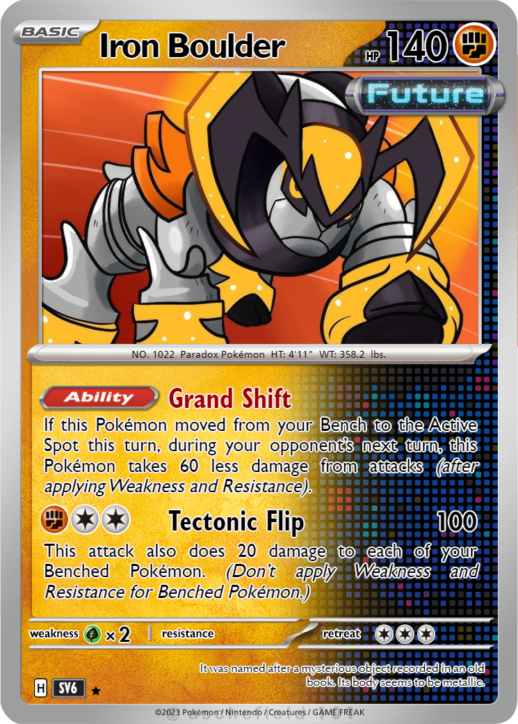 Iron Boulder - iizaru | Pokécardmaker.net