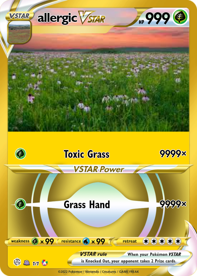 allergic - ilikefeet | Pokécardmaker.net