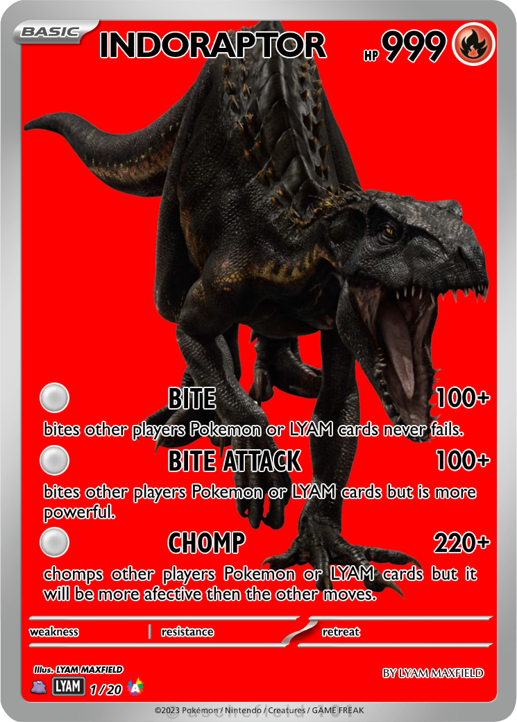 INDORAPTOR - indoraprar | Pokécardmaker.net