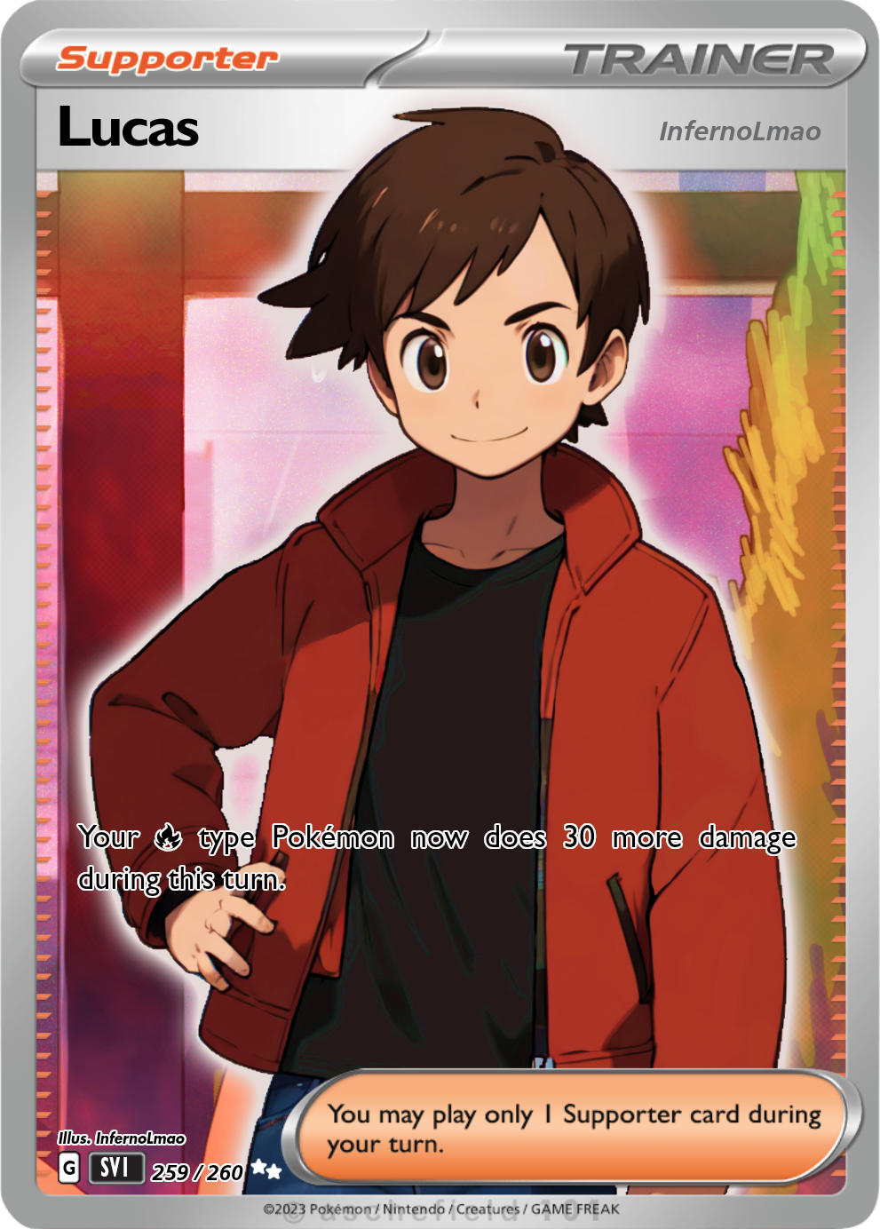 Lucas - infernolmao | Pokécardmaker.net