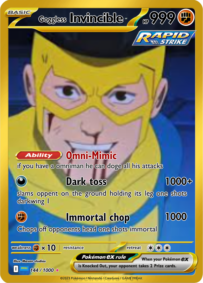 Invincible - invinciblefallout476 | Pokécardmaker.net