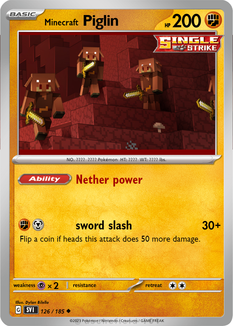 Piglin - iol | Pokécardmaker.net