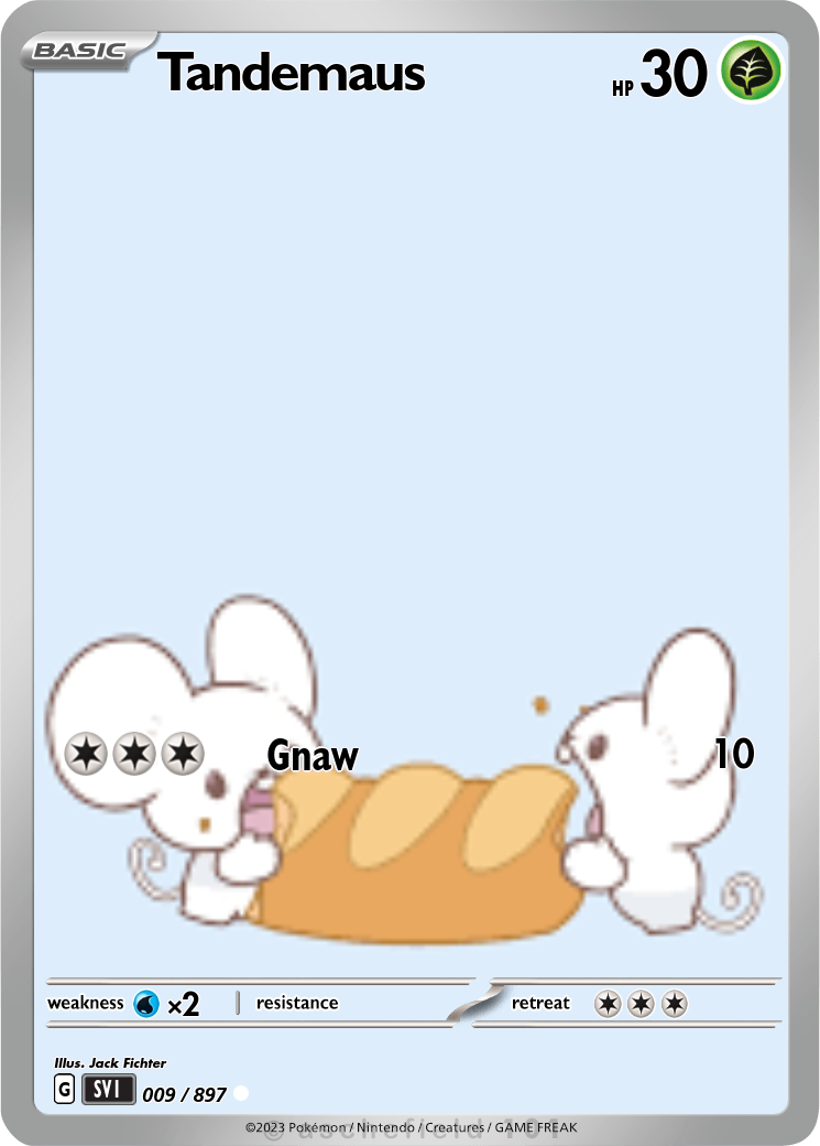 Tandemaus - istrainerofapp | Pokécardmaker.net