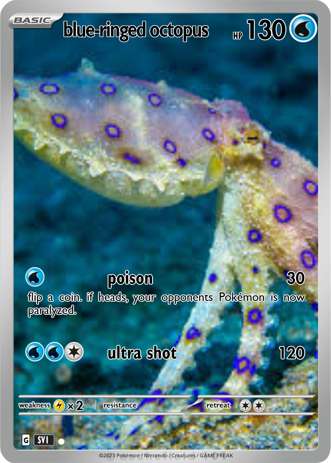 blue-ringed octopus - itssebastian9 | Pokécardmaker.net