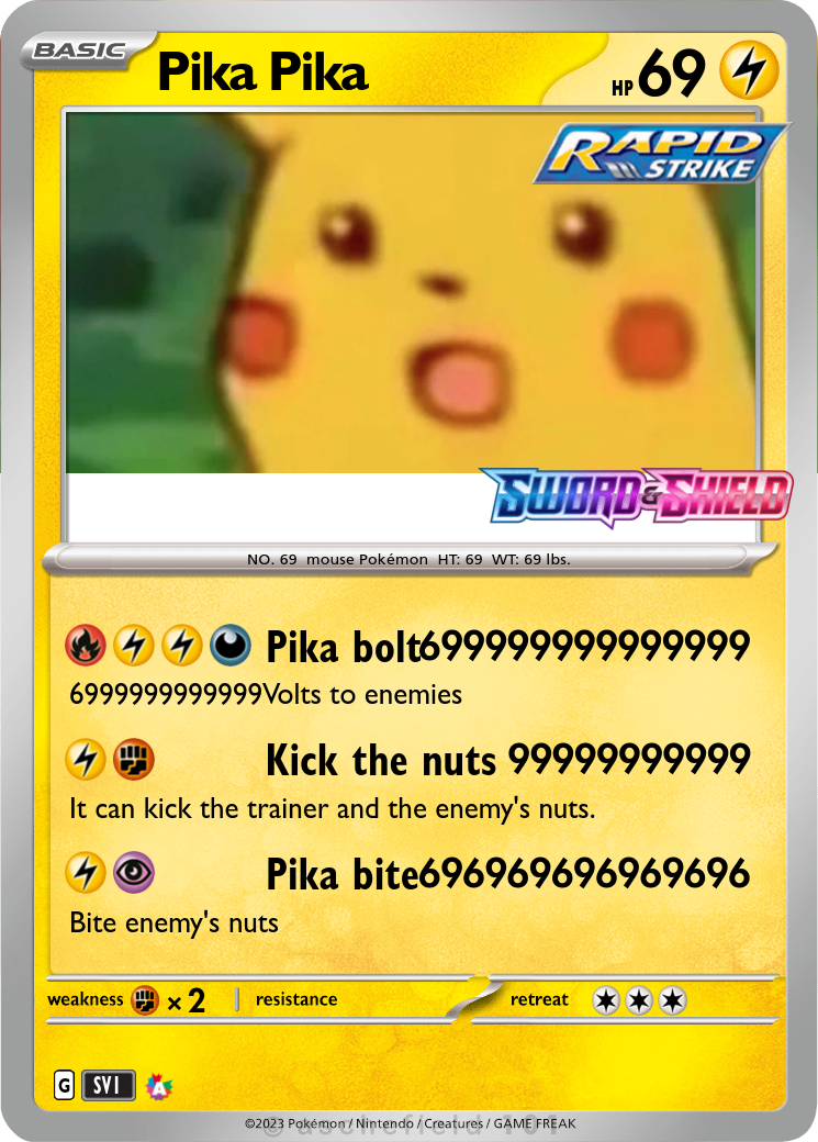 Pika Pika - jaehwan5i | Pokécardmaker.net