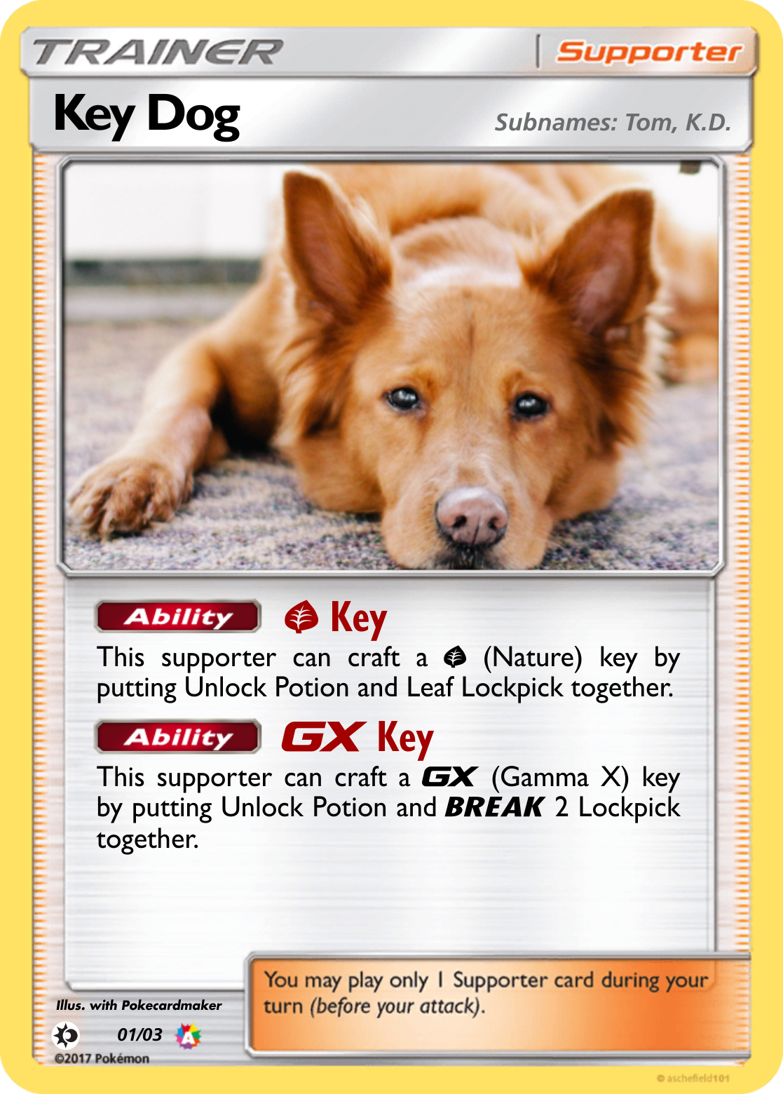 Key Dog - jasiah_makes_pokemoncards | Pokécardmaker.net