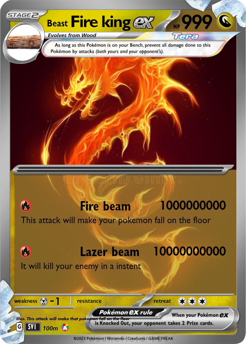 Fire king - jherielc3 | Pokécardmaker.net