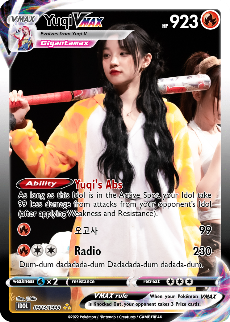 Yuqi - jiidle | Pokécardmaker.net