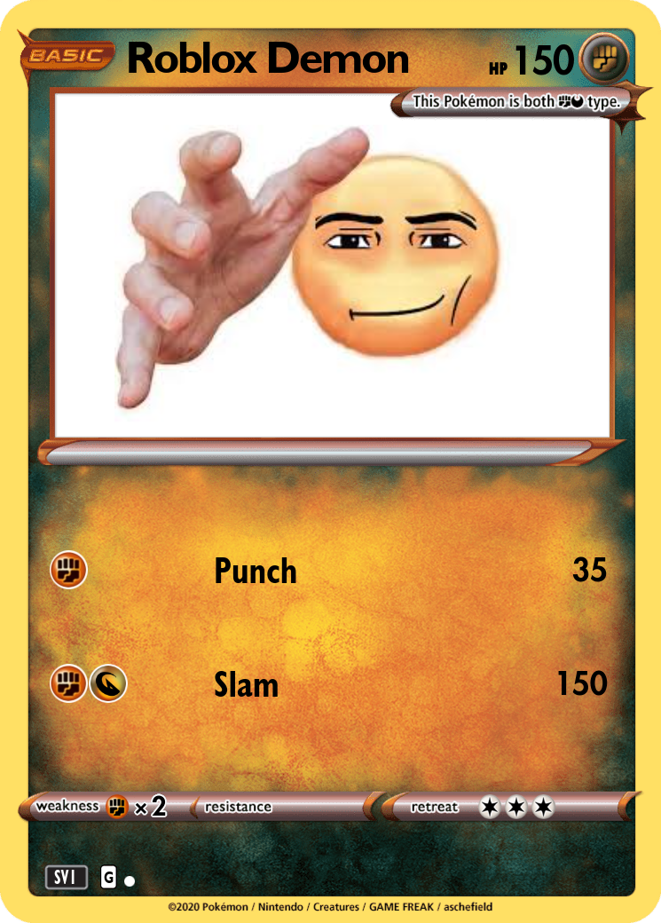 Roblox Demon - jovanro000 | Pokécardmaker.net